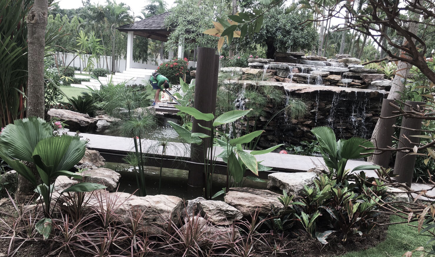 Thinking of Selling? Major Pond & Waterfall Renovation in Pattaya ...