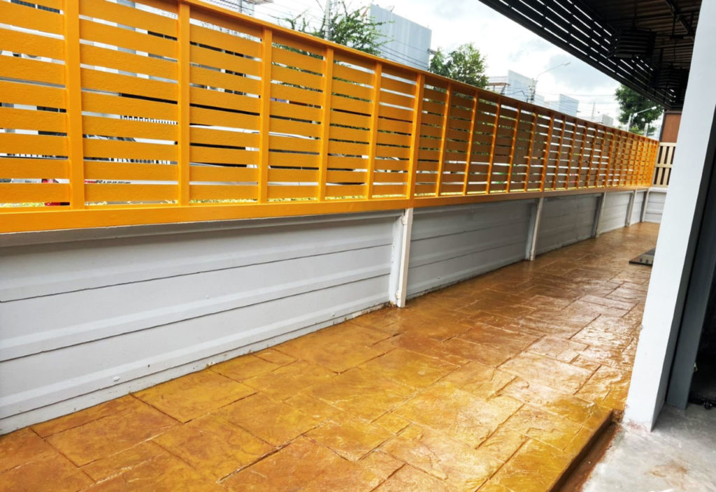 patterned concrete bangkok - Thai Garden Design