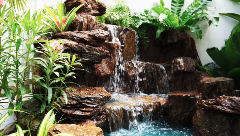 waterfall features for condos - Thai Garden Design