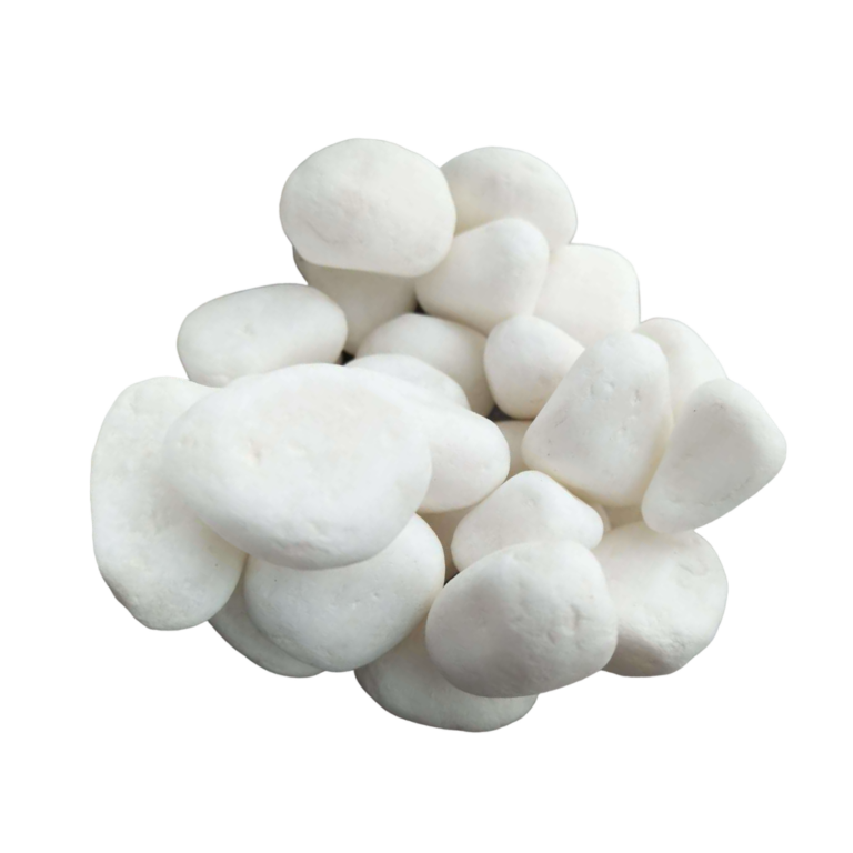 Pure White Pebbles - Thai Garden Design