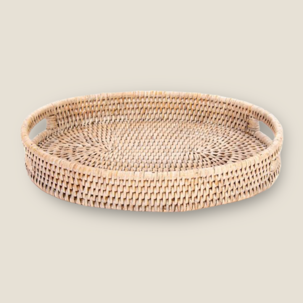 Round Bamboo Tray - Thai Garden Design