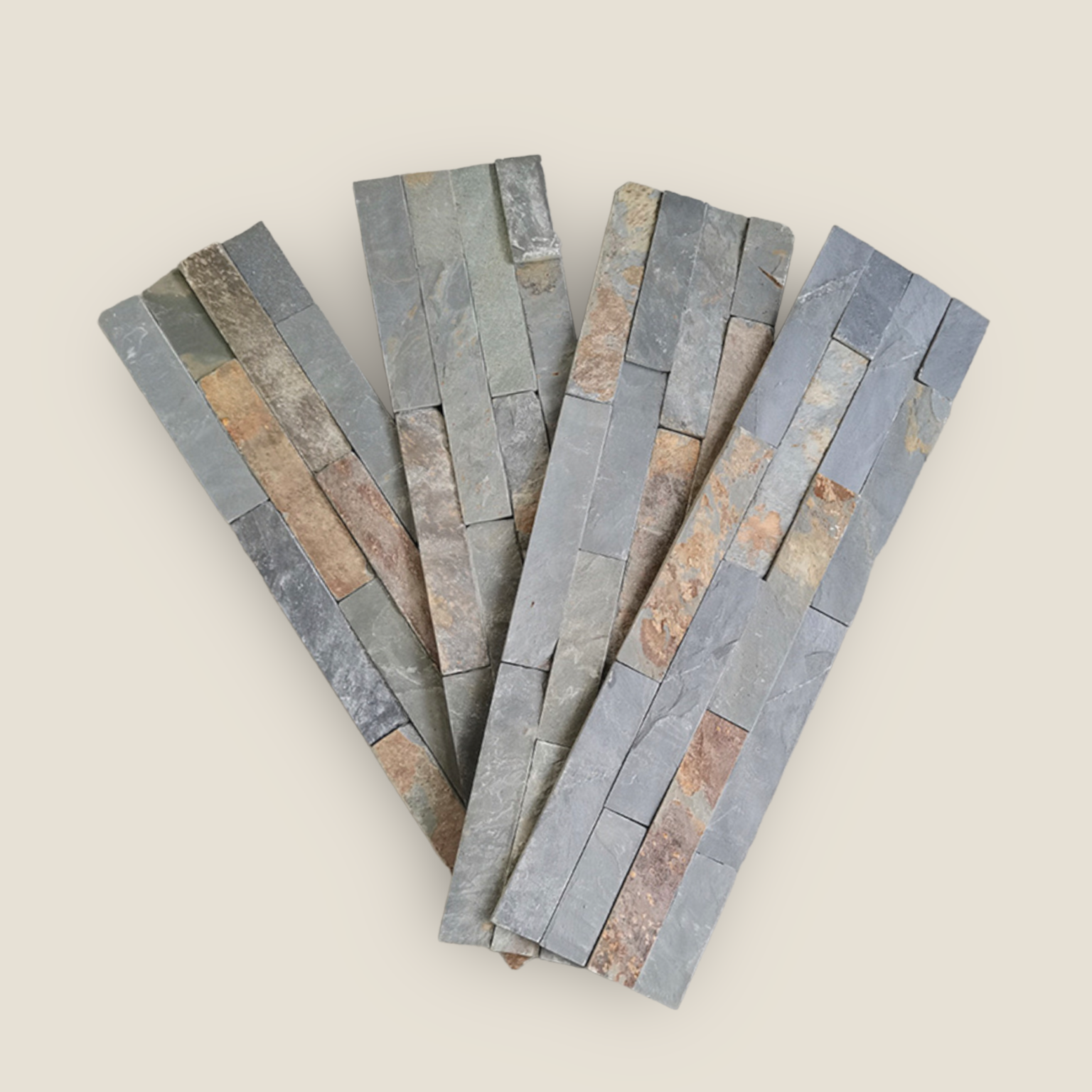 Stone cladding (rust color) - Thai Garden Design