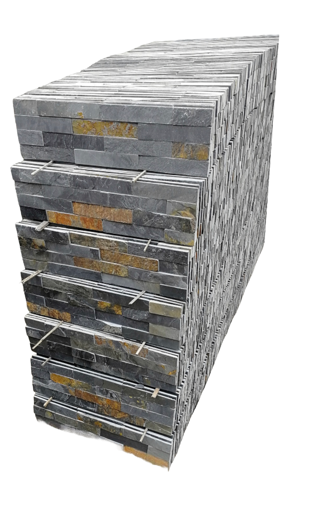 Stone cladding (rust color) - Thai Garden Design