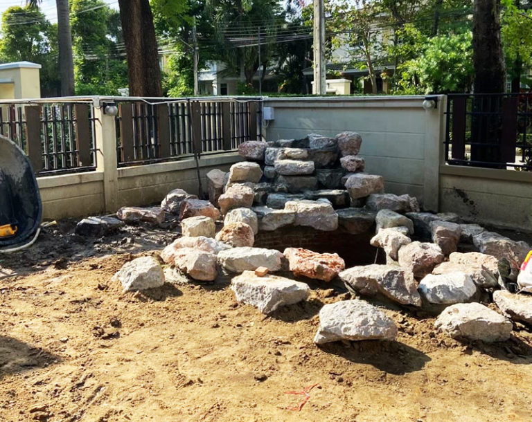 Rock Waterfall Pond Designs - an Amazing Features in any Thai Garden ...