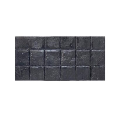 Cobble Patterned Paver - Black & Rectangular - Thai Garden Design