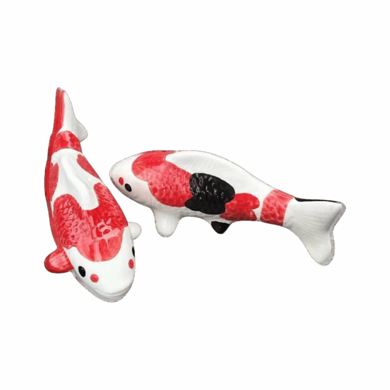 Ceramic Koi Fish - Thai Garden Design