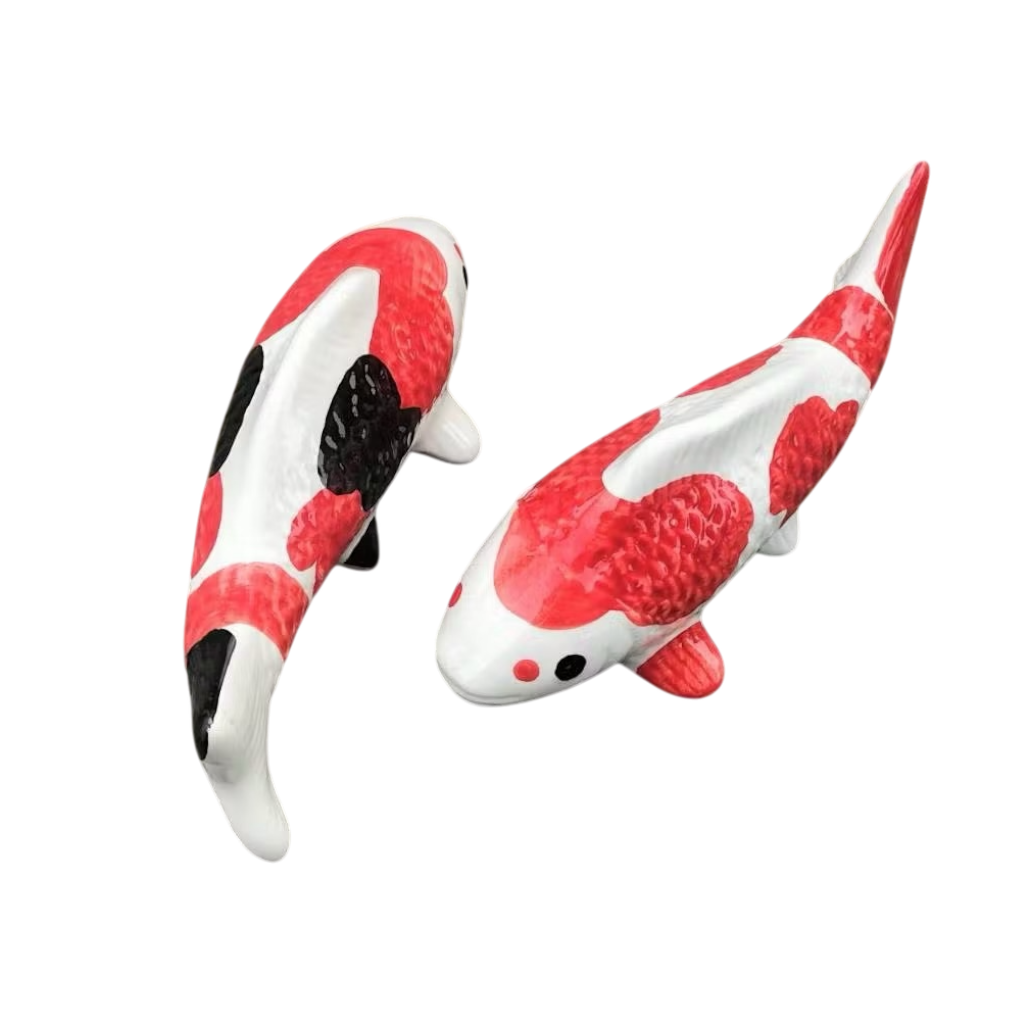 Ceramic Koi Fish - Thai Garden Design